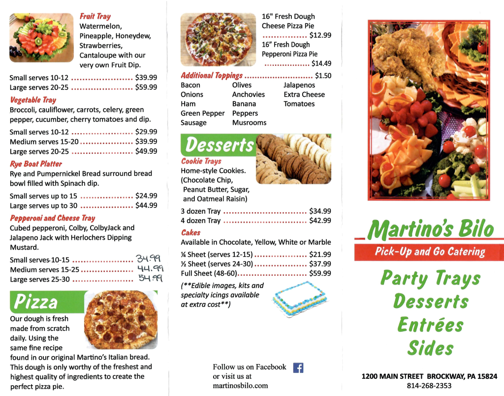 Pick Up and Go Catering | Martino's BI-LO